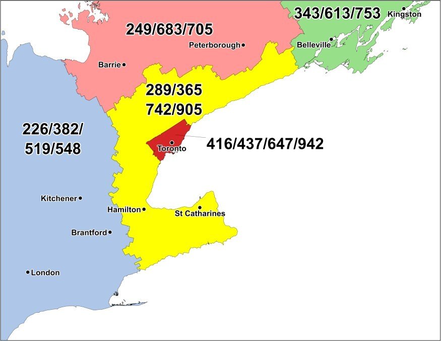 Toronto - New 942 Area Code Coming in April 2025