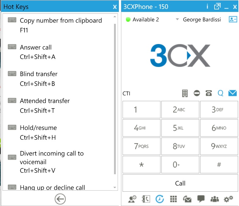 Hot Keys (Windows App)